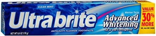 Amazon.com: Ultra brite Advanced Whitening Toothpaste Clean Mint 6 oz ...