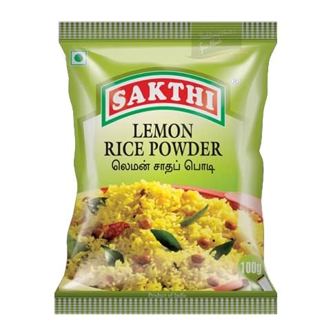 SAKTHI Masala Lemon Rice Powder 100gm - Elimichai Satha Podi - Lemon ...