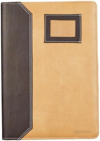 Station Kraft Leather Zip File and Folder Professional B4 Size Folder ...