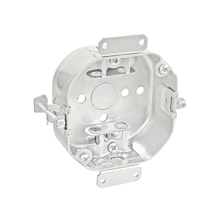 Buy 1-1/2 Inch Deep 4 Inch Octagon Box With Old Work Clips & Ears And ...