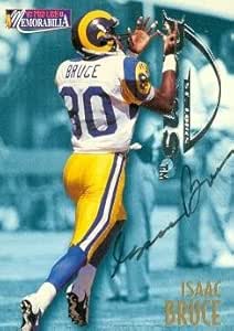 Isaac Bruce autographed Football Card (St. Louis Rams) 1997 Pro Line ...