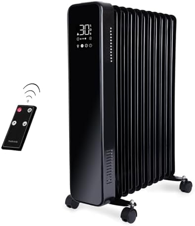 Oil Filled Radiator Free Standing – Electric Heater Energy Efficient ...