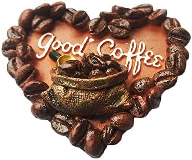 Amazon.com: Collections Etc Unique Wooden Coffee Magnets - Set of 6 ...