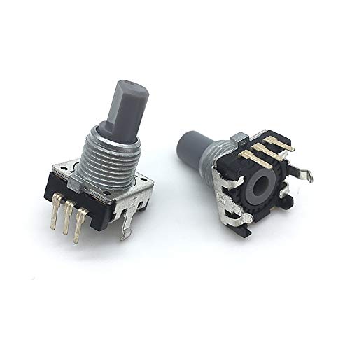 5pcs 360 Degree Rotary Encoder EC12 Audio Encoder Coding 3Pin 24 ...
