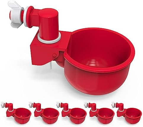 Amazon.com : Large Automatic Chicken Waterer Cups, Chicken Water Feeder ...