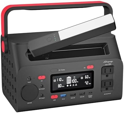 Amazon.com: Energizer 293W Portable Power Station, Flashlight, Lithium ...