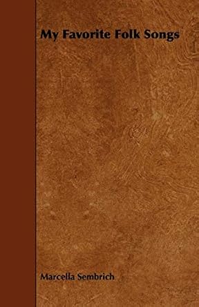 Buy My Favorite Folk Songs Book Online at Low Prices in India | My ...