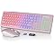 Amazon.com: Wireless Keyboard and Mouse Combo - RGB Backlit ...