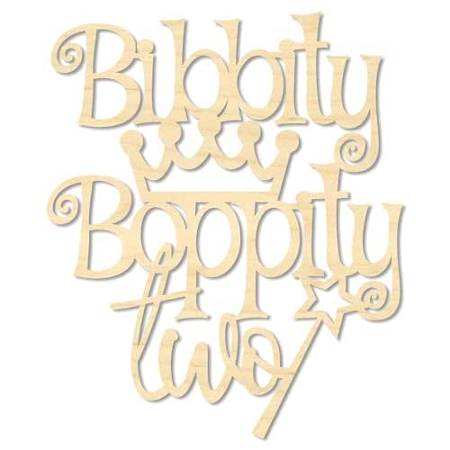 Amazon.com: Bibbity Boppity Two Sign | Fairy Birthday Decor | 2nd ...