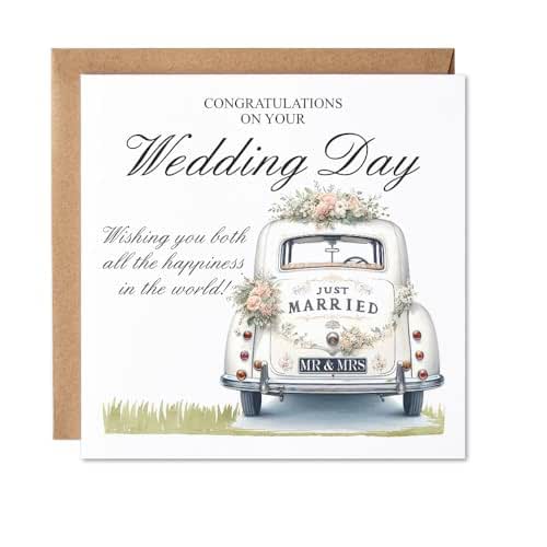 Maise & Rose Wedding Card | Mr & Mrs Wedding Day Card | Congratulations ...