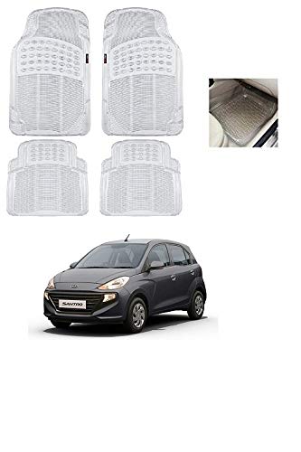 Trigcars Car Rubber Foot Mats for Hyundai Santro 2019 (Set of 4 ...