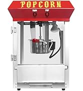 Amazon.com: ELOMBR Commercial Popcorn Machine, 16 Oz Kettle, 1440 W ...
