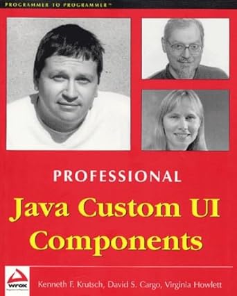 Professional Java Custom UI Components: Kenneth F. Krutsch, David S ...