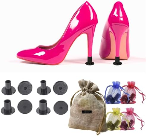 Bombay Shoe House High Heel Protectors (Black) Heel Stopper for Walking ...