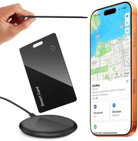 Amazon.com: Upgrade Wallet Tracker Card,Ultra-Thin Air Tag Wallet ...