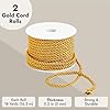 Amazon.com: Bright Creations Gold Rope Twisted Cord - Metallic Gold ...