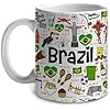 Amazon.com: Lotacy Brazil Symbols Colorful Coffee Mug, Ceramic 11 oz ...