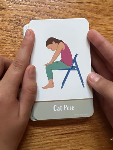 Snapklik.com : Kids Yoga Stories Chair Yoga Poses Cards For Kids: Short ...