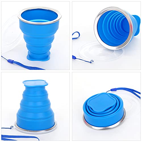 Silicone Folding Cup, BPA-Free Foldable Cup, Foldable Travel Mug with ...