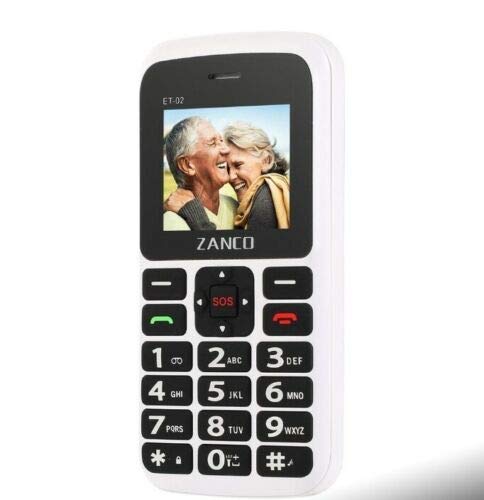 Zanco Big Button Mobile Phone Large Clear Text Simple Basic Easy To Use ...