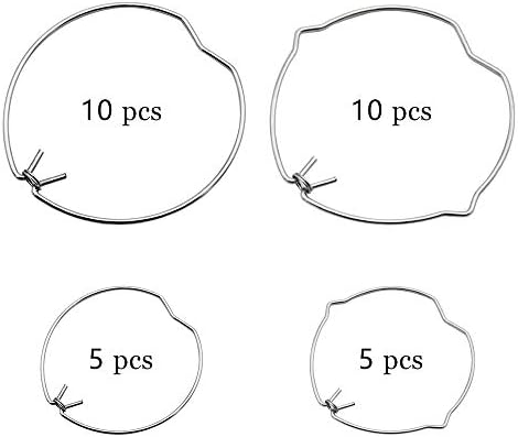 NewZC Pack of 30 GU10 MR16 MR11 Retaining Spring Rings Clasp Clips ...