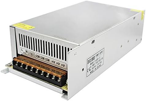 50A DC Power Supply 12V 600W Adapter Transformer Switch AC 110V / 220V to DC 12V 20amp Switching ...