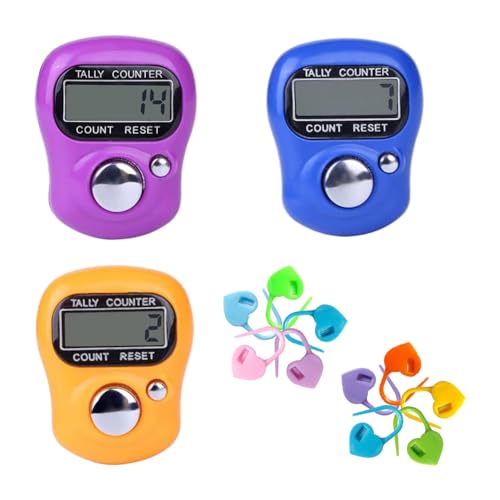 KARELLS Electronic Finger Counter, Finger Counter, 3 Pieces Tally ...