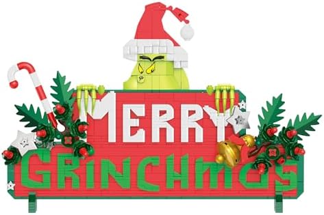 Amazon.com: Brickcraft Dr. Seuss The Grinch Merry Grinchmas Brick ...
