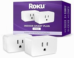 Roku Smart Home Indoor Smart Plug, 2-Pack - WiFi Smart Plugs Works with ...