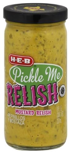Amazon.com: H-E-B Pickle Me Relish, Mustard Relish Tarro de 8 onzas ...