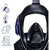 Dräger X-plore 6300 Vollmaske aus EPDM mit Standard-Rd40-Anschluss Rd40| Maske geeignet für ...