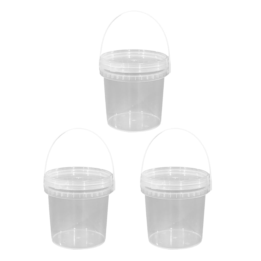 Amazon.com: STOBAZA 3pcs Ice Cream Bucket 3 Gallon Bucket Cups Freezer ...