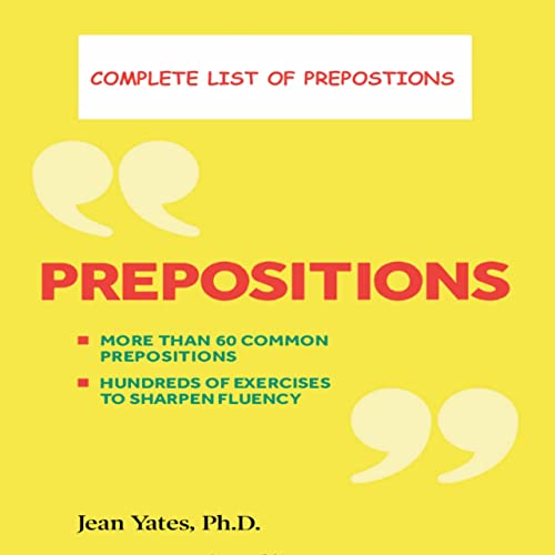 PREPOSITIONS: Complete list of prepositions (English Edition) eBook ...