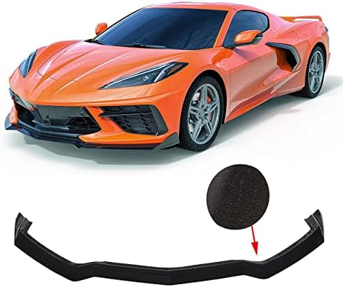 Amazon.com: CHIESMA for C8 Corvette Front Lip Compatible with 2020 2021 ...