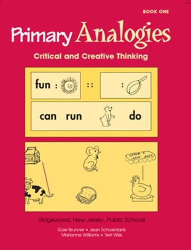 Primary Analogies Book 1 Grade K-1: et-al-ridgewood-nj-public-schools ...