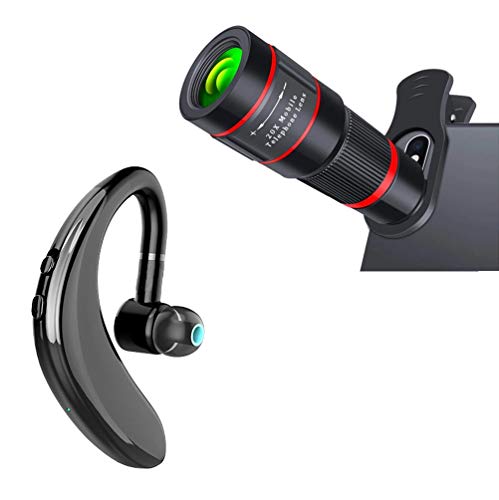 Exxelo Single Wireless Bluetooth Calling Headset with Mic and 20X HD ...