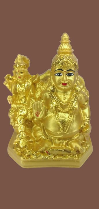 Buy HEENA Home Decor KUBERA Lakshmi Idol Lakshmi KUBERAN Idols 8 CM ...