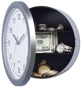 Secret Wall Clock Safe. Discreet. Hide VALUABLES. HINGED Design ...