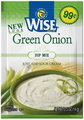 Amazon.com: Wise Snacks Green Onion Dry Dip Mix 0.5 oz (12 Packets ...