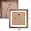 Amazon.com - 10x10 Ebony Wood Grain Picture Frames Square Classic ...