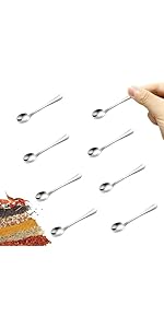 Amazon.com: 2 PCS Olive Spoon and Pickle Fork, 7.5 Inch Olive Spoons ...