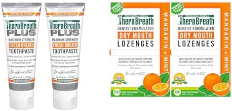 Amazon.com : TheraBreath Plus Maximum Strength 24-Hour Toothpaste with ...