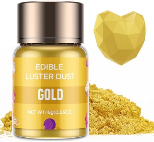 Amazon.com : Luster Dust Edible for Cocktails - Food Grade Cake Dust ...