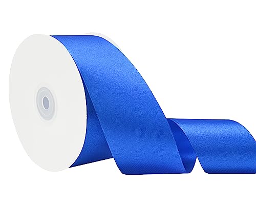 Snapklik.com : Double Face Royal Blue Satin Ribbon 2 Inch X 50 Yards ...