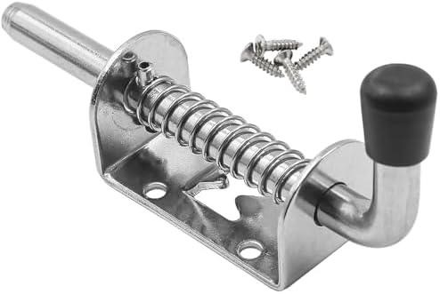 Litensh 5 Inch Spring Loaded Latch Pin, 304 Stainless Steel Sliding ...