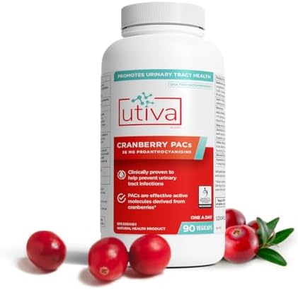Amazon.com: Utiva Cranberry PACs – Clinically Studied Ingredients 36mg ...