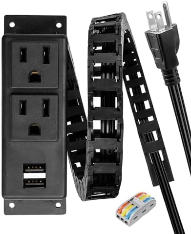 Amazon.com: Drawer Outlet Kit with 2 15A AC Outlets & 2 5V2A USB-A ...