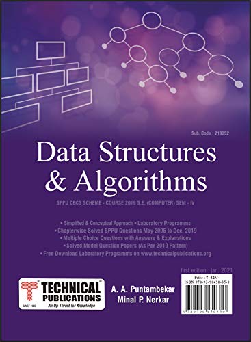Data Structures & Algorithms for SPPU 19 Course (SE - IV COMP - 210252 ...