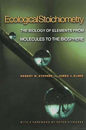 Amazon.com: Ecological Stoichiometry: The Biology of Elements from ...