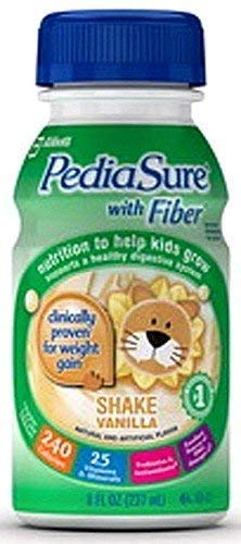 Amazon.com: PediaSure with Fiber Vanilla Shake - 8 oz Bottles - Case of ...